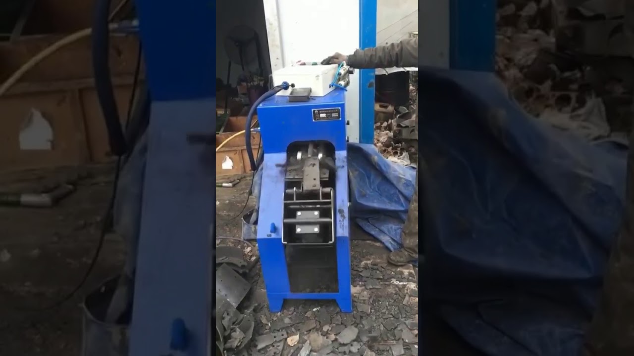 Brake lining remove machine! - YouTube
