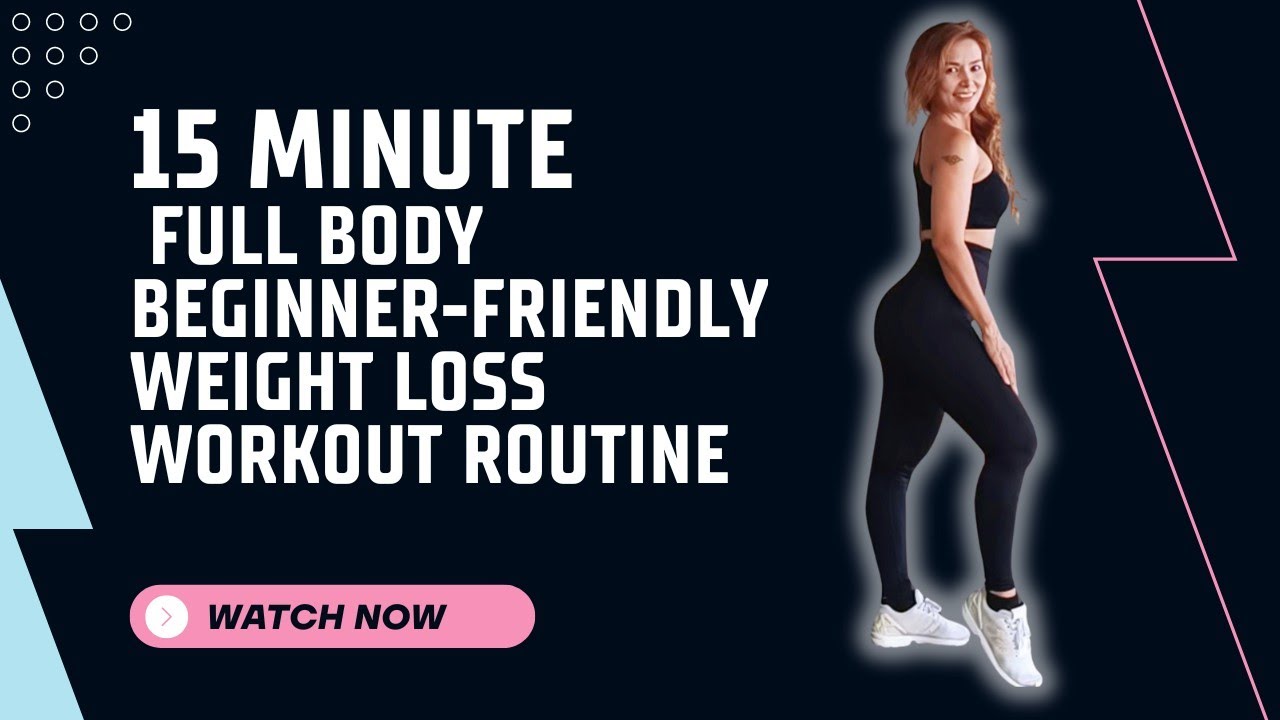 15 Minute Full Body Beginner-Friendly Exercise at Home Weight Loss ...