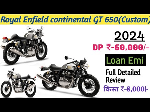 New Royal Enfield Continental GT650 2024|price|Specification Loan Emi Full Detailed Review # ...