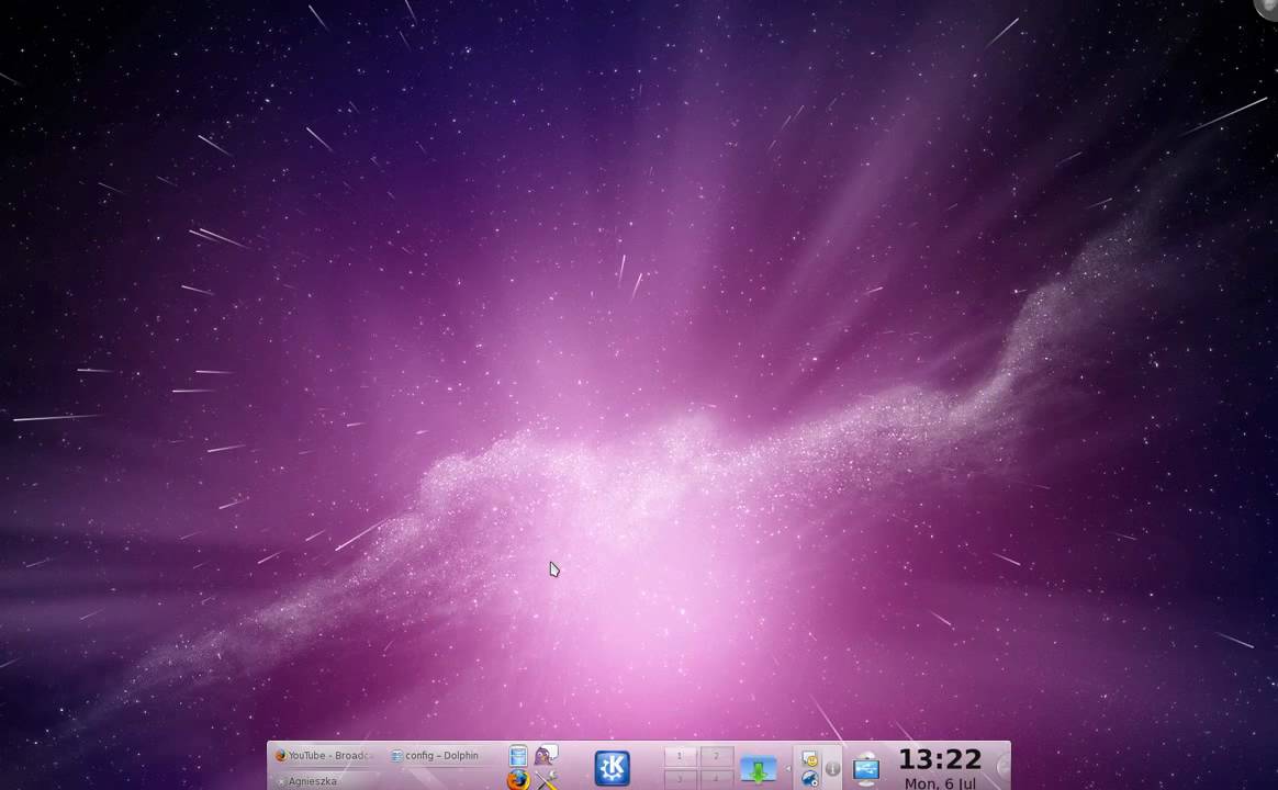 KDE4 Plasma wallpaper plugin - YouTube