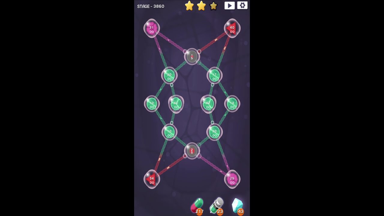 Cell Expansion Wars - Stage 3860 ⭐⭐⭐ Walkthrough - YouTube