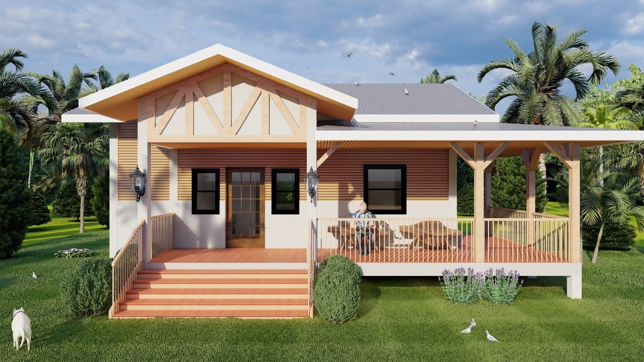 SIMPLE HOUSE l FARMHOUSE l CABIN HOUSE - 01 - YouTube