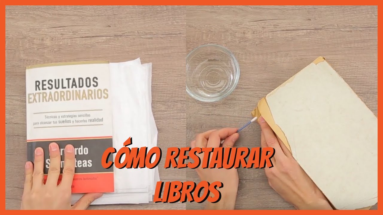 Cómo RESTAURAR LIBROS | Trucos y curiosidades - YouTube