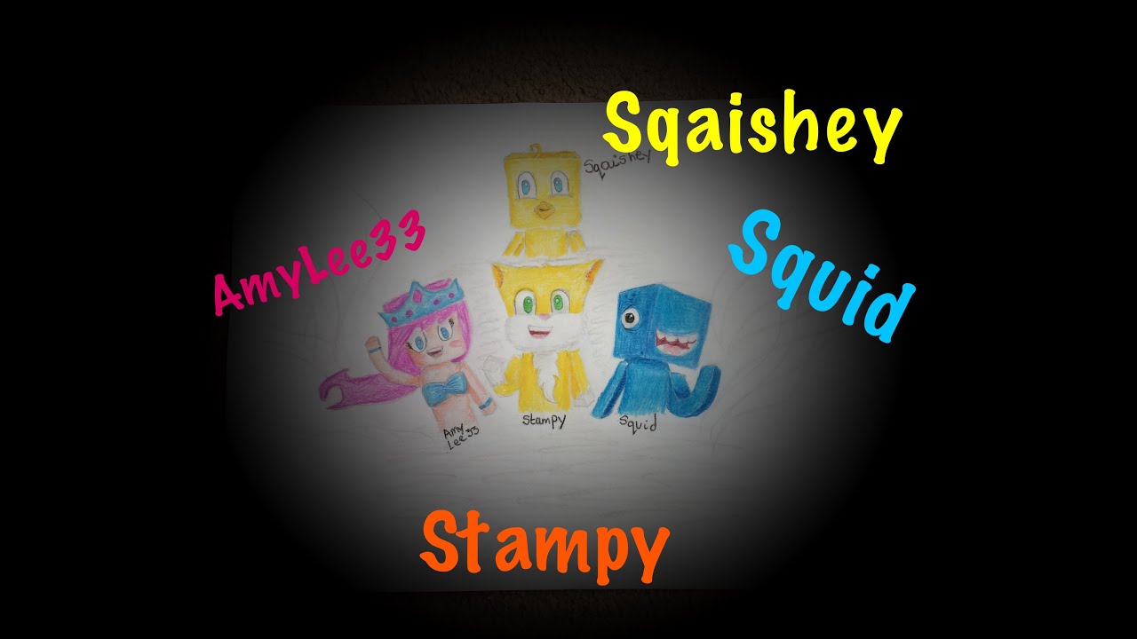 Stampylonghead, iBallisticsquid, AmyLee33 and Sqaishey Quack Speed ...