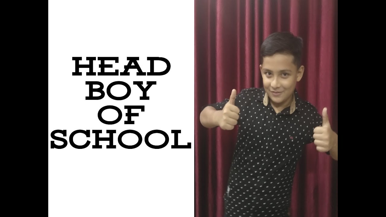 Head Boy | English Speech | If I would be head boy of my school - YouTube