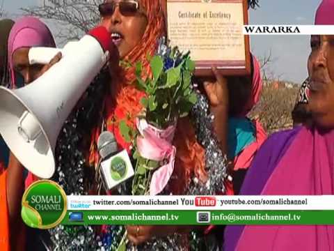 WARKA SOMALI CHANNEL Marwo Caasho Geele oo Gaalkacyo lagu soo dhaweeyey ...