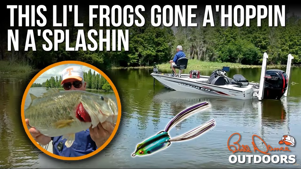 This Li'l Frogs Gone A'Hoppin N A'Splashin | Bill Dance Outdoors - YouTube