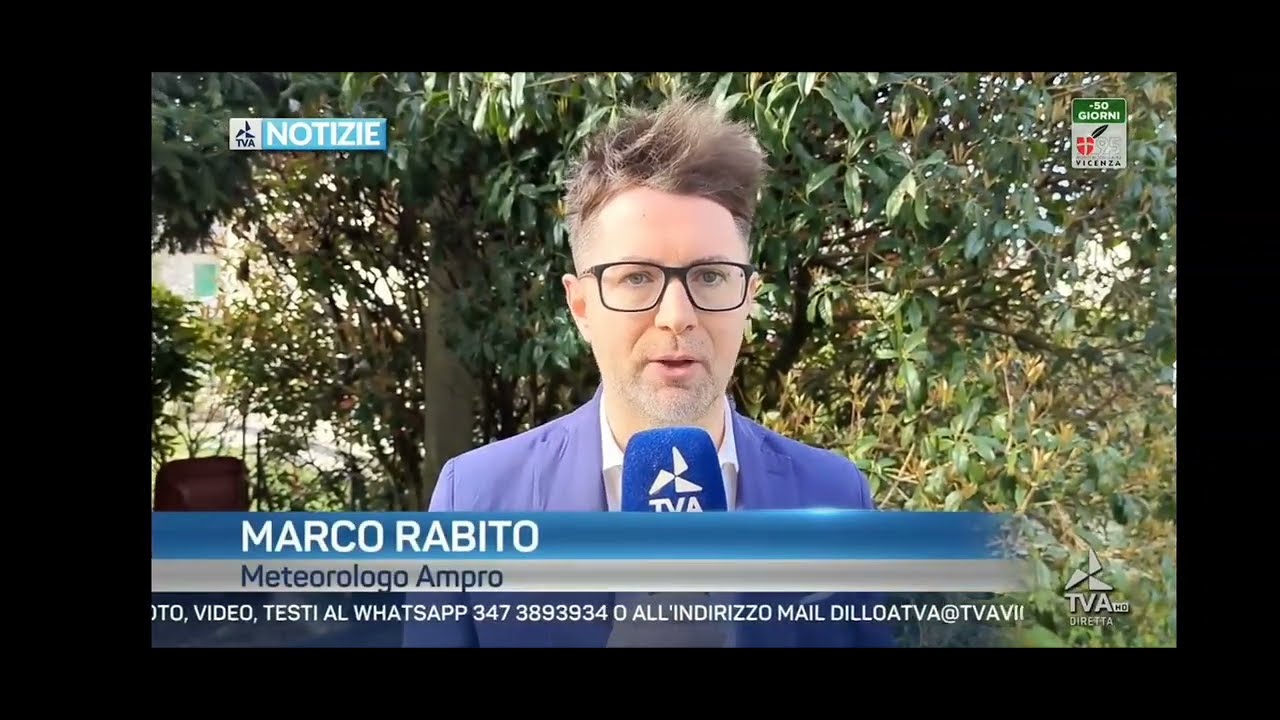 INSTABILITÀ 23 MARZO 2024 - MARCO RABITO, METEOROLOGO AMPRO, PER TVA ...