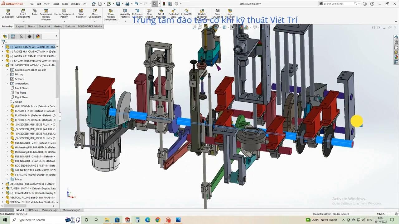 Thiết kế dự án máy tự động trên Solidworks ( Design automated machine projects on Solidworks ...