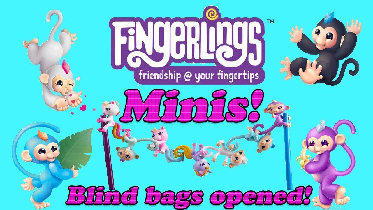 NEW! Fingerlings MINIS | RARE Baby Monkeys FOUND!!! | Fingerlings Minis ...