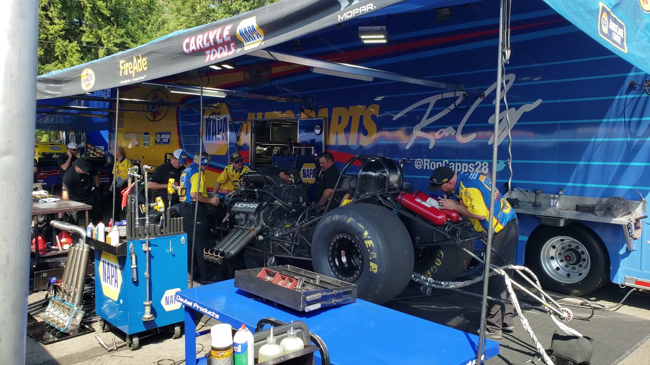 NHRA Seattle 2018 Ron Capps Worm Up - YouTube