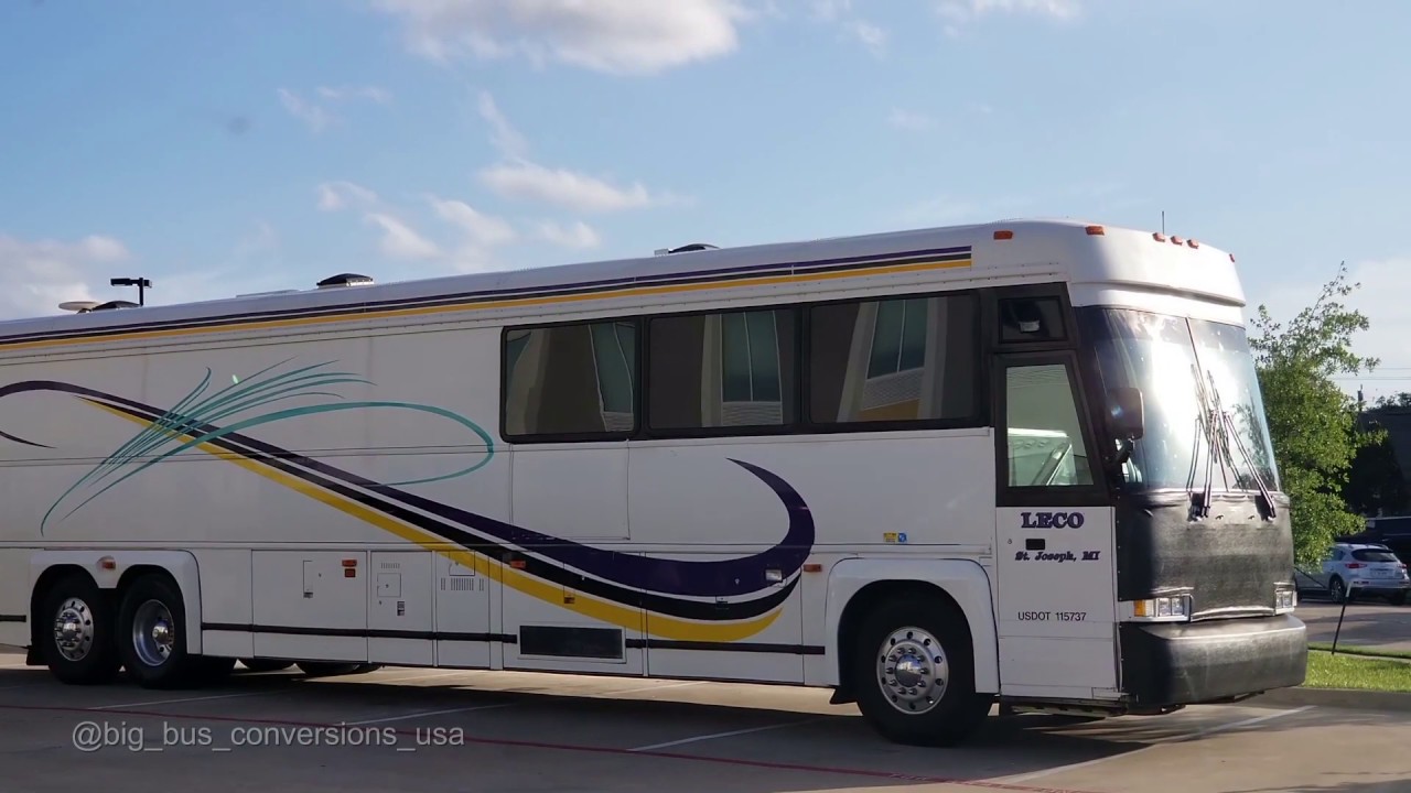 Custom MCI 102DL3 Bus Conversion for Specialty Use | Part 1 - YouTube