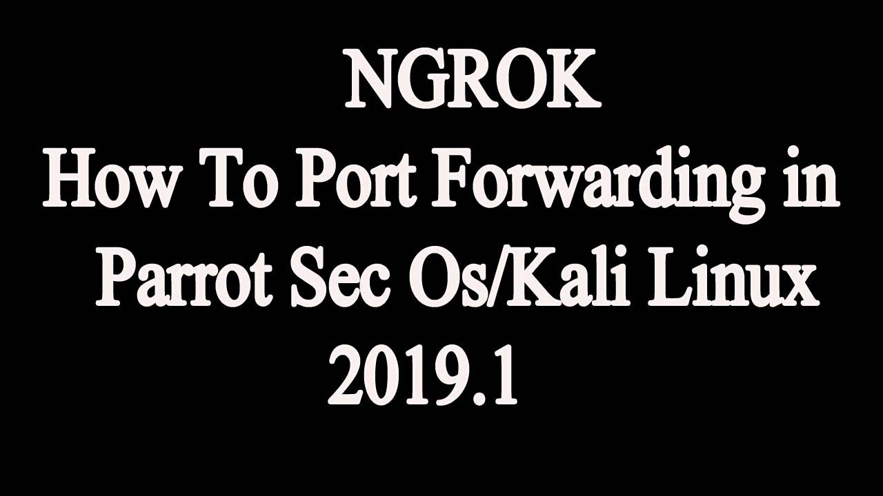 Ngrok How To Port Forwarding In Parrot Sec Os Kali Linux 2019 1 100 ngrok-how-to-port-forwarding-in-parrot-sec-os-kali-linux-2019-1-100
