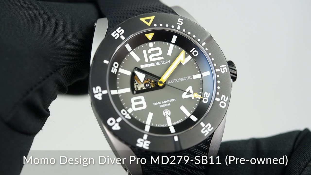 Momo Design Diver Pro MD279-SB11 (Pre-owned) - YouTube