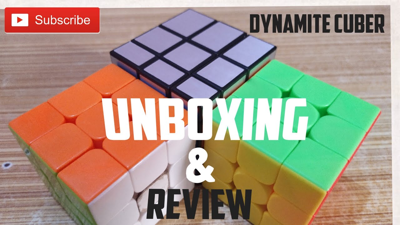 3*3rubik's cube _ mirror cube unboxing|DYNAMITE CUBER - YouTube