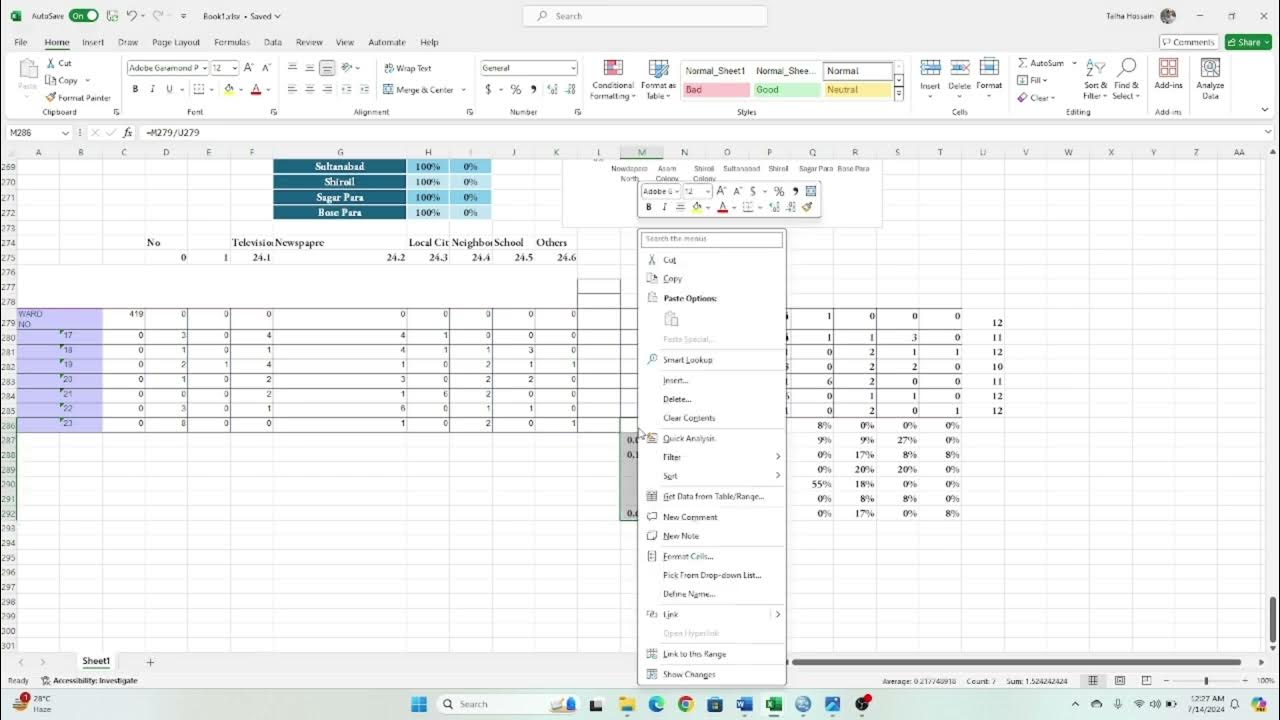 IBM SPSS Table analysis with MS Word & MS Excel. - YouTube