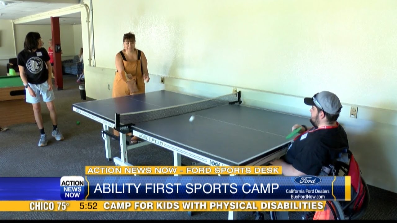 Sports camp for kids with physical disabilities returns to Chico - YouTube