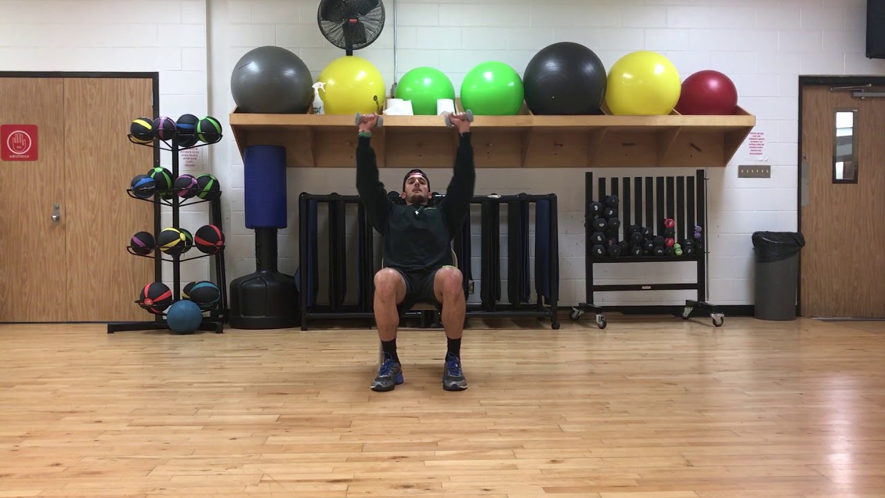 KINE 425 Chair Exercise Workout - YouTube