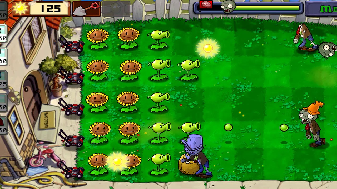 How to play Plants vs Zombie - YouTube