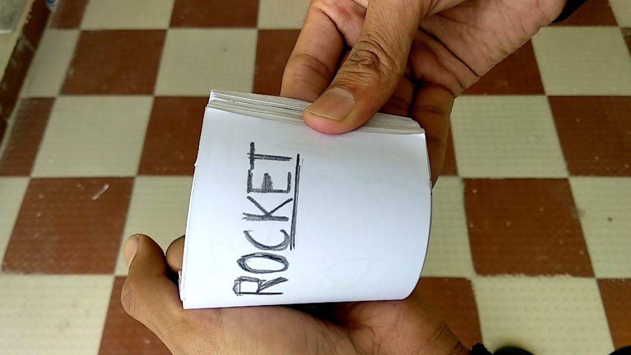 ROCKET | flipbook | very easy || - YouTube