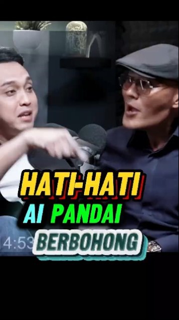 AI PANDAI BERBOHONG, HATI-HATI #podcast #deddycorbuzier #shorts - YouTube