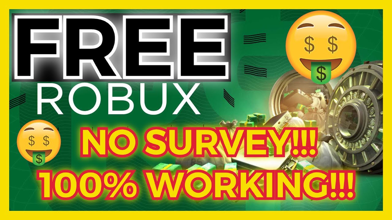 HOW TO GET FREE ROBUX NO SURVEY!!! *WORKING 2020* *MUST WATCH* *BEST ...