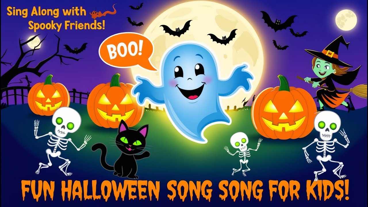 Spooky Friends Part 2: More Fun Halloween Songs for Kids | Ghosts ...