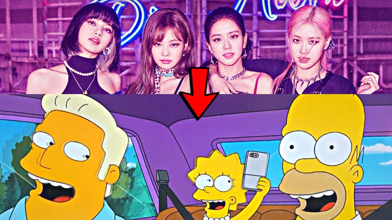 THEY PLAYED BLACKPINK LOVESICK GIRLS ON THE SIMPSONS?! - YouTube