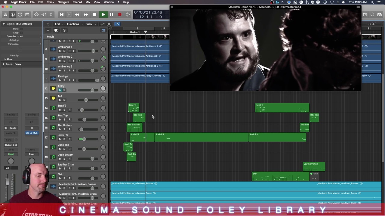 Cinema Sound Foley Library Macbeth 1 Tutorial - YouTube