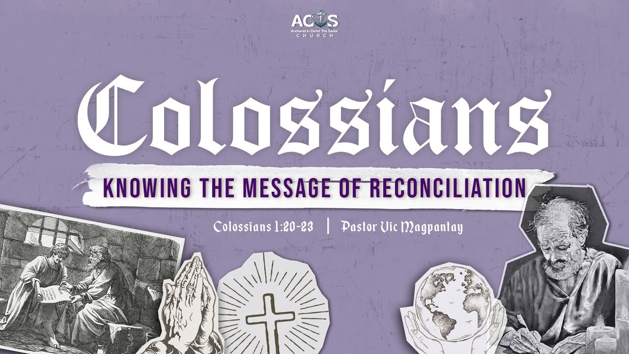 Knowing the Message of Reconciliation - YouTube