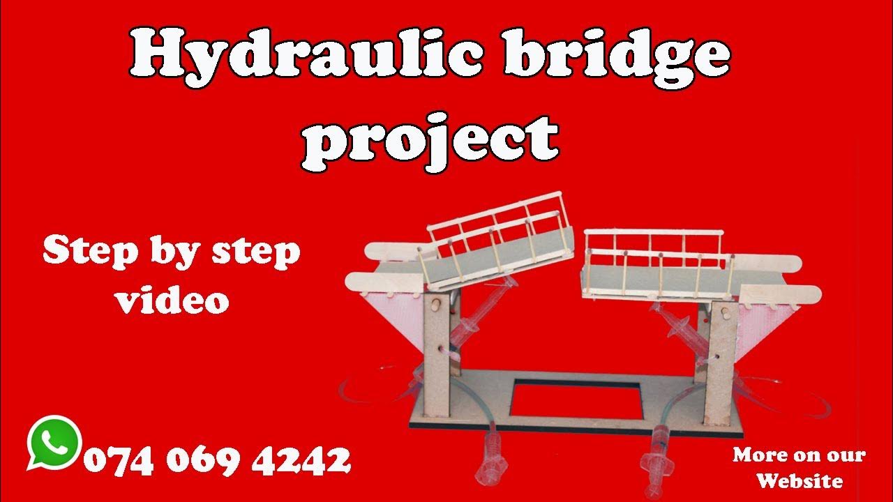 Hydraulic bridge project - YouTube