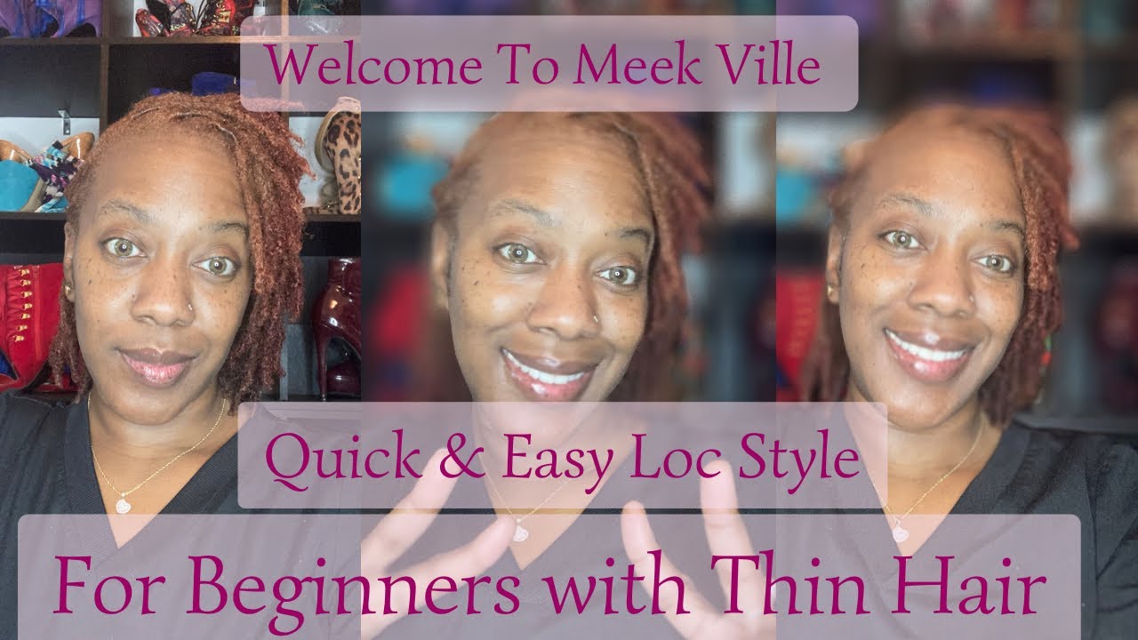 Quick & Easy Loc Style for Beginners with Thin Hair - YouTube