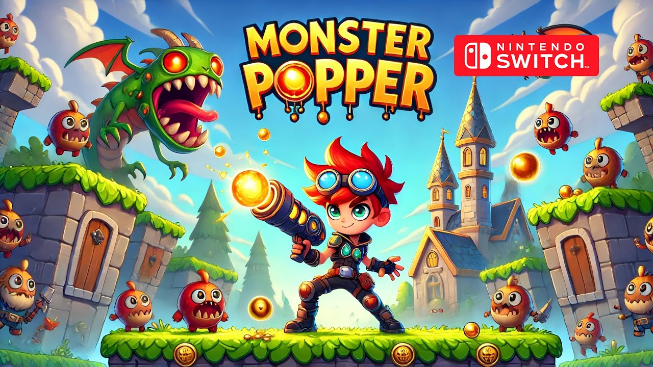 Monster Popper Gameplay Nintendo Switch - YouTube