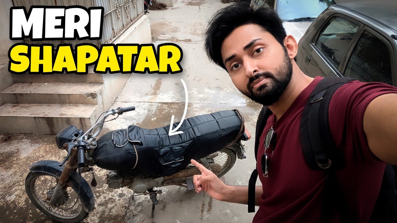 MERI SHAPATAR CD70 BIKE | VLOG #34 | WAHAJ IQBAL KHAN - YouTube