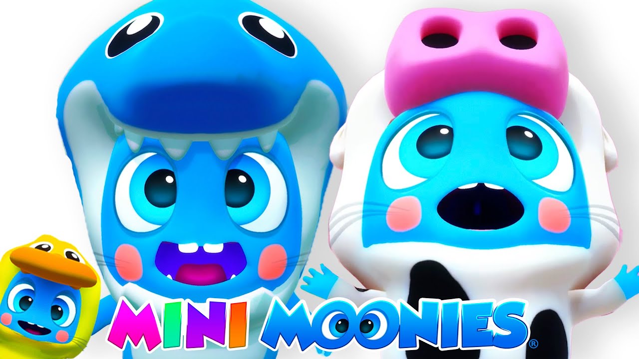 Cute Animal Songs | Nursery Rhymes | Mini Moonies - YouTube