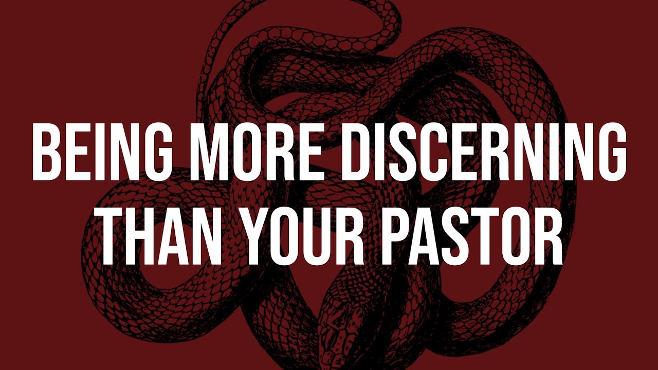 Good Monsters #020 - Being More Discerning than your Pastor - YouTube
