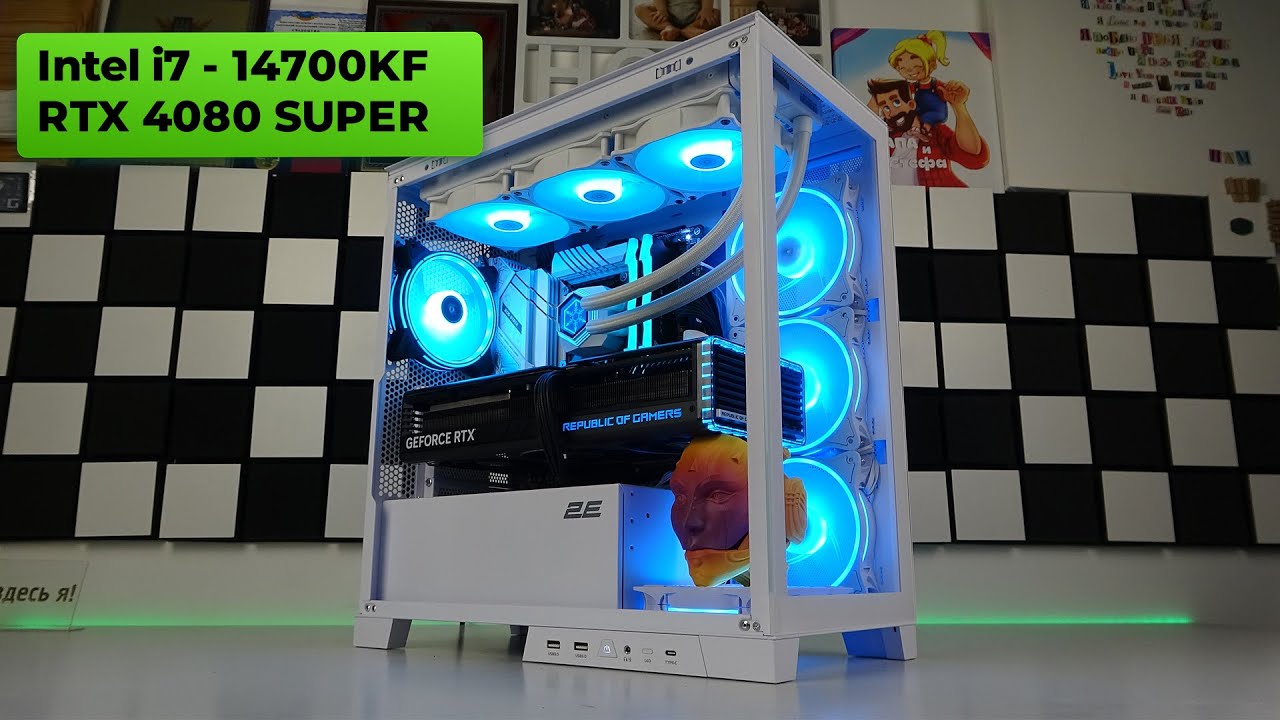Intel i7 14700KF + RTX 4080 SUPER 👽 Built an awesome gaming PC + Test ...