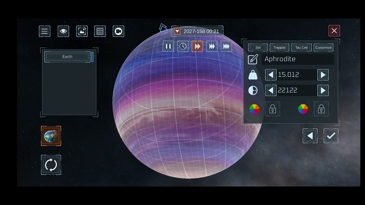 Earth vs Tau Ceti System game: Solar Smash 3D - YouTube
