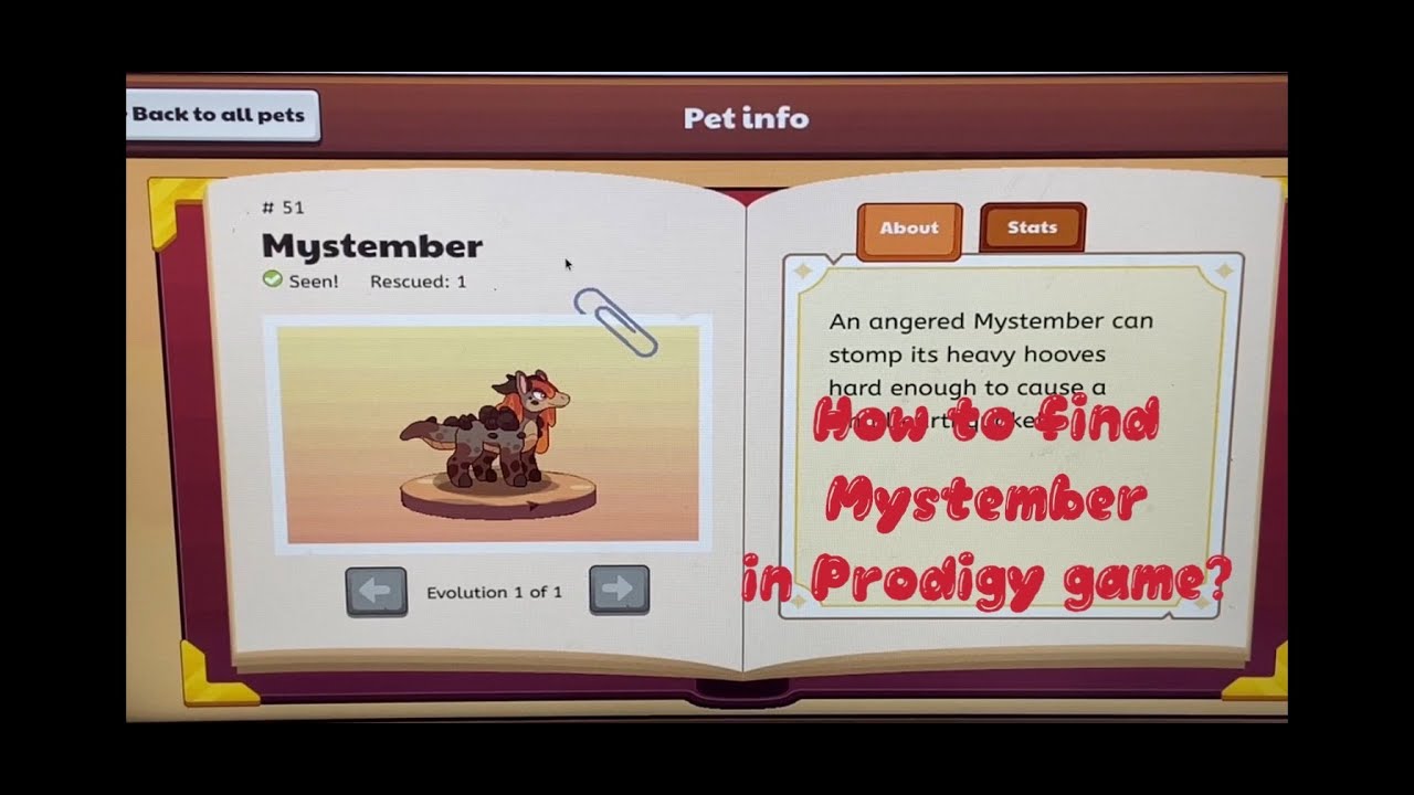 How to find Mystember in Prodigy math game! - YouTube