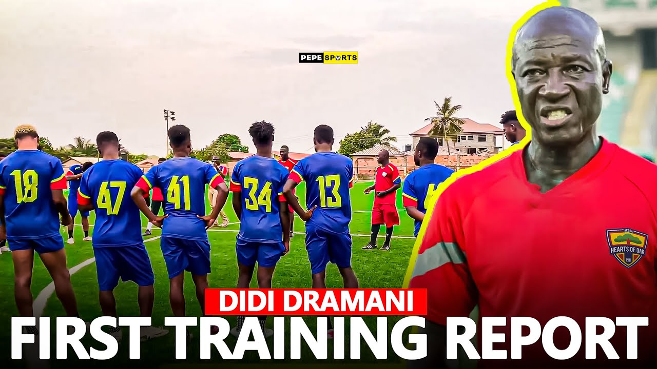 EXCLUSIVE 🔥 DIDI DRAMANI FIRST TRAINING WITH HEARTS OF OAK 🌈 AT POBIMAN ...