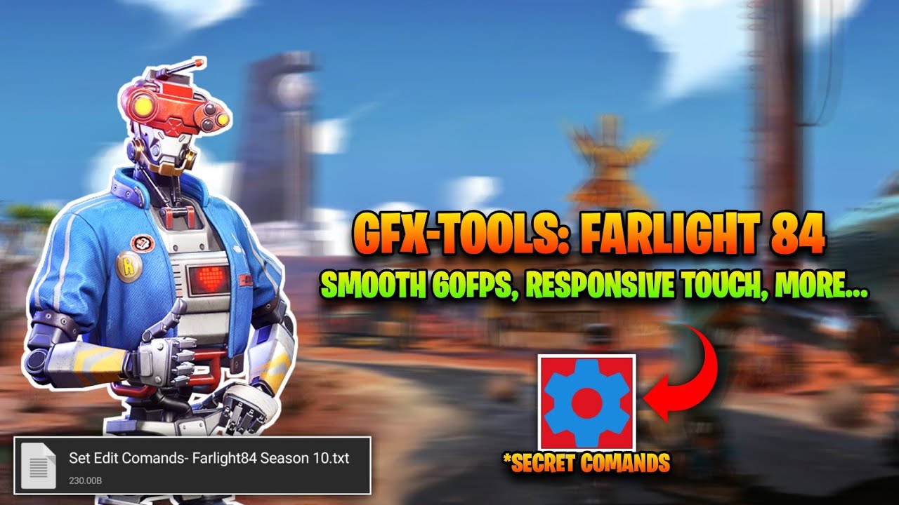 60FPS GFX-TOOLS IN FARLIGHT 84 ! | FIX FPS DROPS | SET EDIT FARLIGHT 84 - YouTube