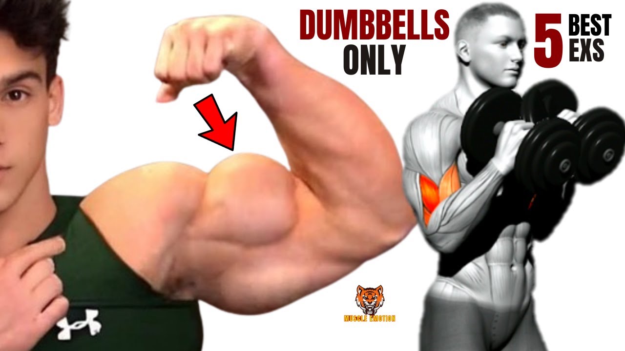 5 BICEPS WORKOUT AT GYM TO GET BIGGER ARMS FAST/ Meilleurs exercices ...