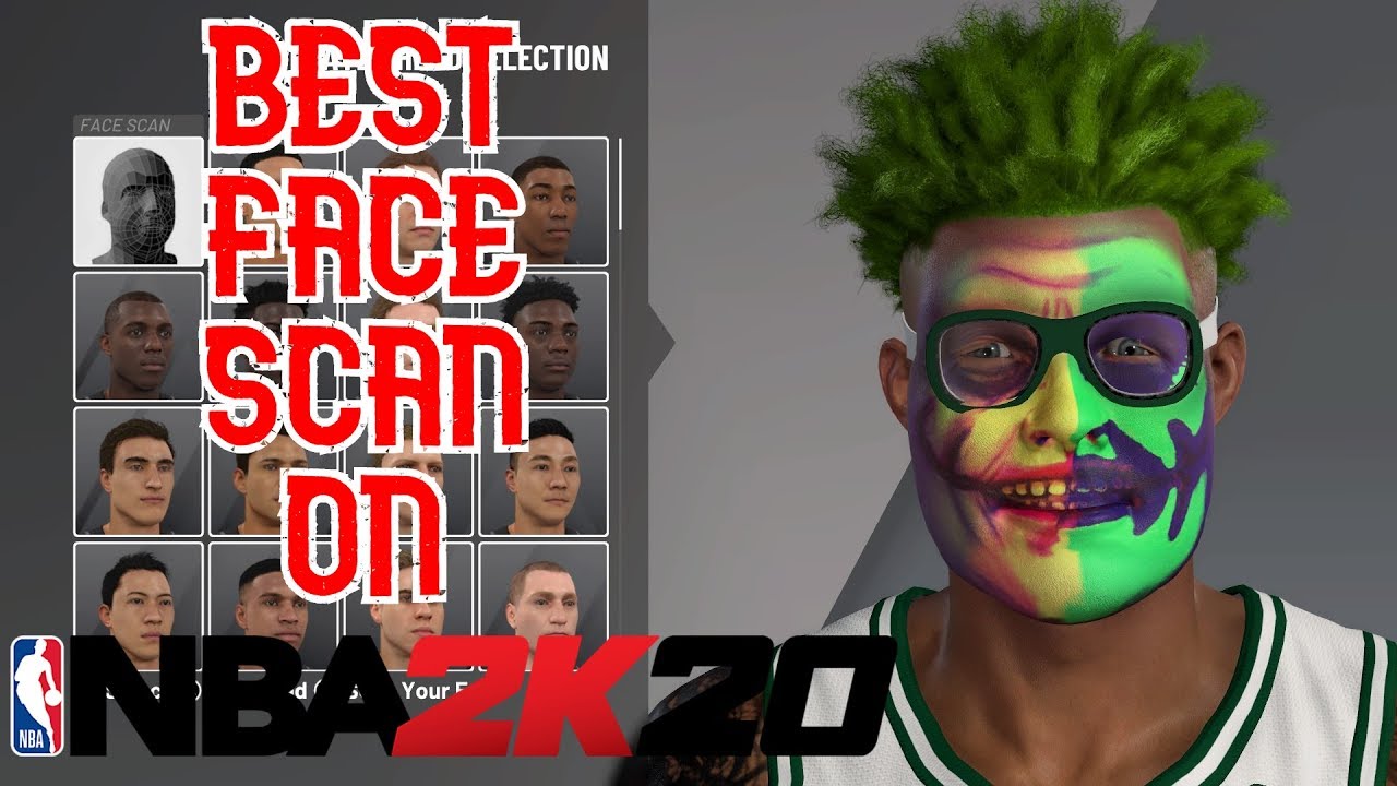 NBA 2K20 BEST CHEESER FACE SCAN! HOW TO LOOK LIKE A DRIBBLE/SNAG GOD IN ...