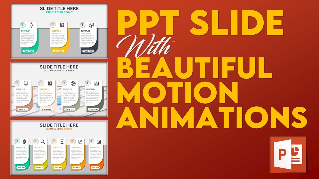 PPT Slide with Beautiful Motion Animation - YouTube