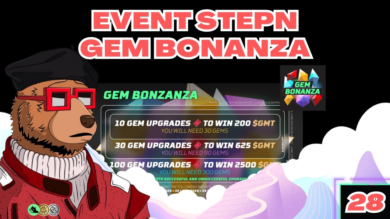 STEPN NEWS : Nouvel EVENT STEPN IN-APP ! STEPN GEM BONANZA ! 💎🔥👟⚡️™️ ...