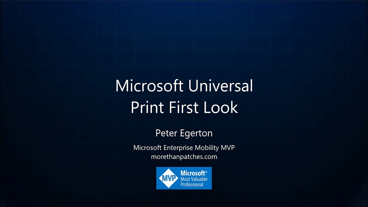 Microsoft Universal Print - First Look - YouTube