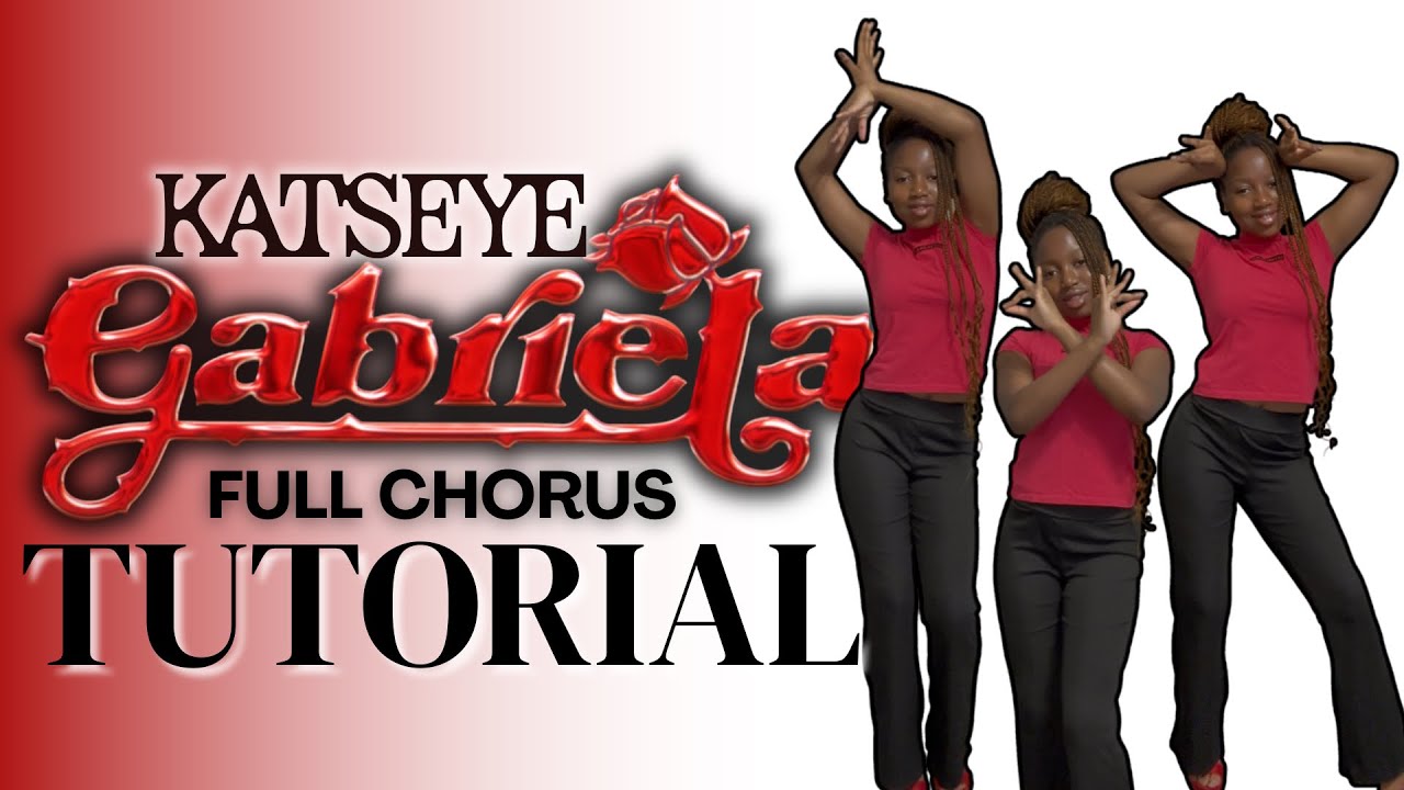 KATSEYE - 'Gabriela' Step By Step DANCE TUTORIAL (easy to follow) - YouTube