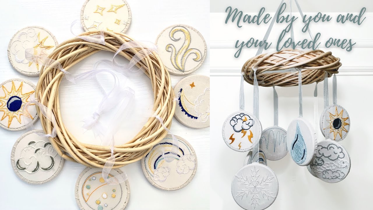 Homemade Baby Mobile Kit- Baby Shower activity for friends and family ...