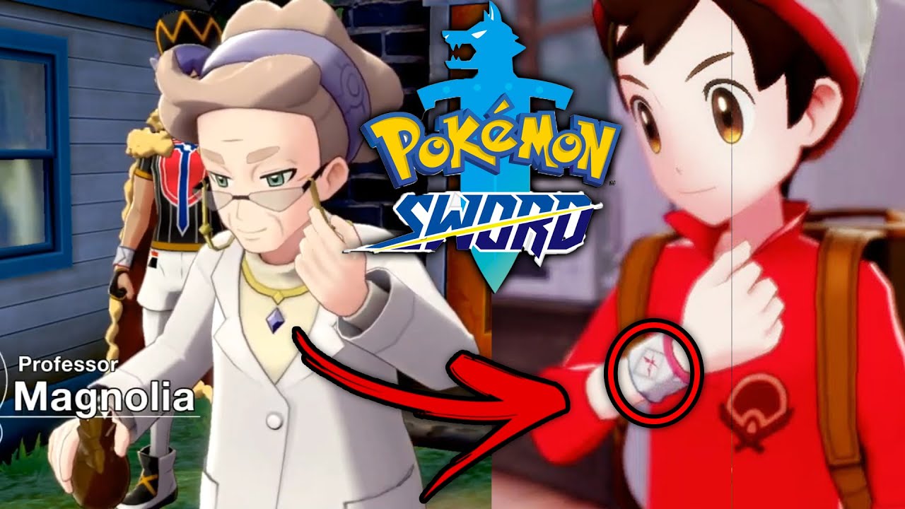 POKEMON SWORD AND SHIELD-WE GOT AN DYNAMAX BAND FROM PROFESSOR MAGNOLIA ...