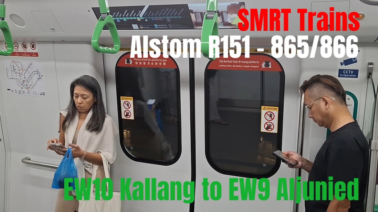 SMRT ALS R151 - 865/866 | EW10 Kallang to EW9 Aljunied - YouTube